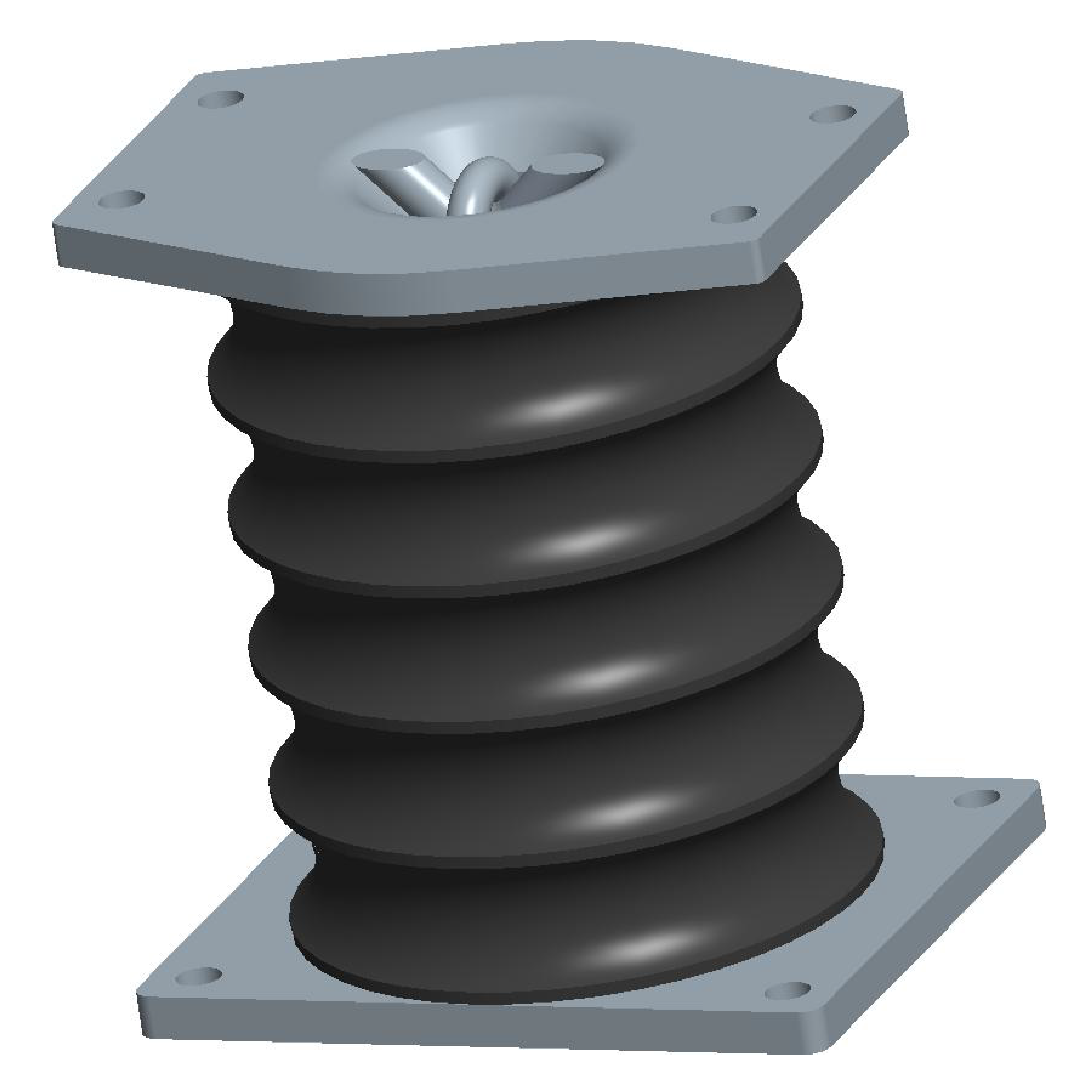 Plateform Isolators | Rubber Anti Vibration Mounts | Ebco, Inc.